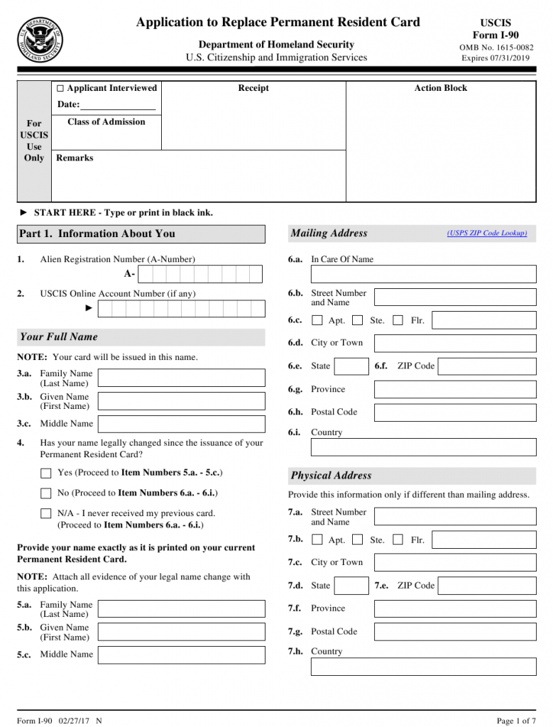 美国I-90 表格的cover letter样本，怎么写I-90 表格的文件封面？ - 纽约移民服务中心